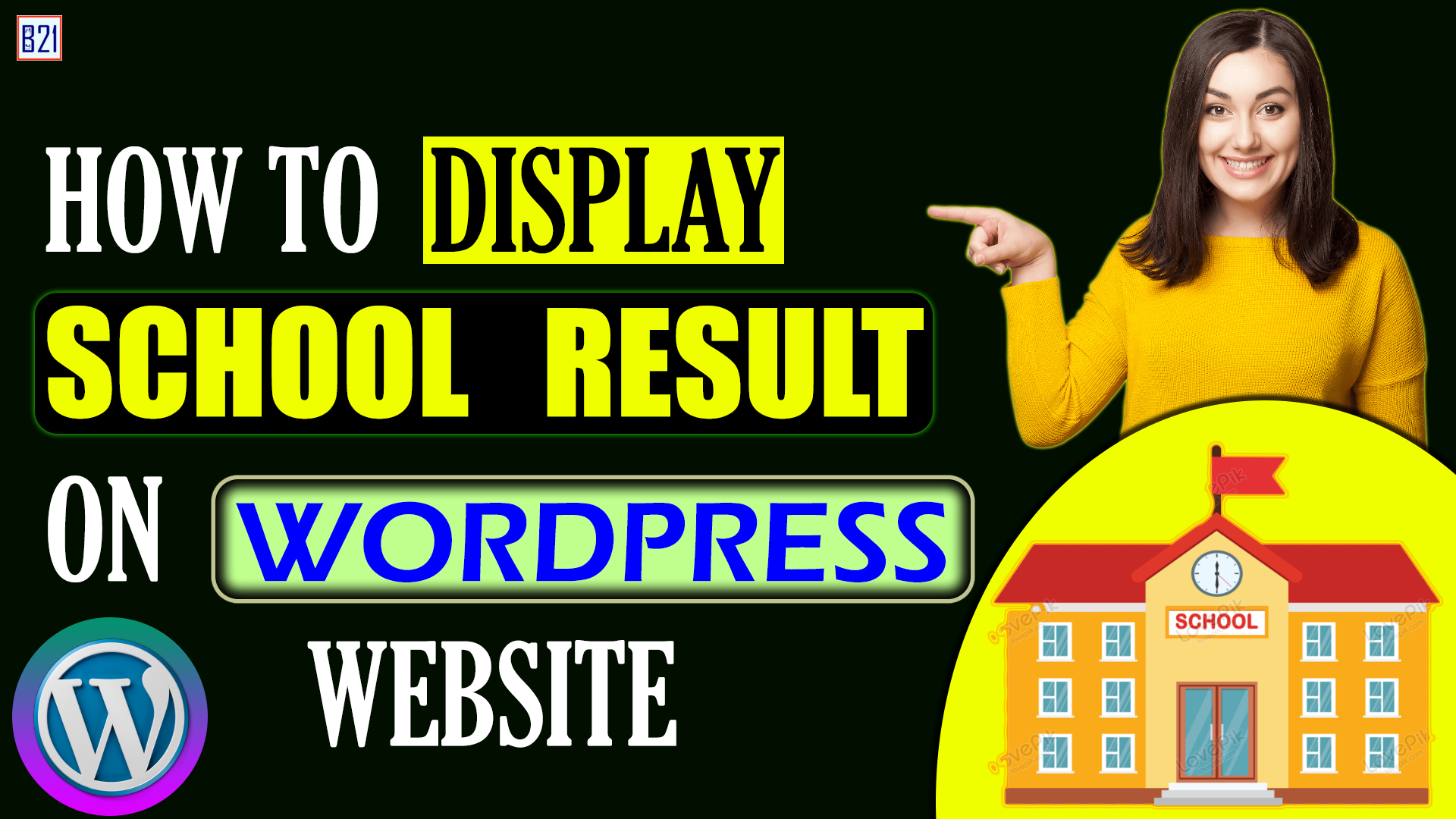 How to display School result in your wordpress website for free | EU Student Result plugin - My B21