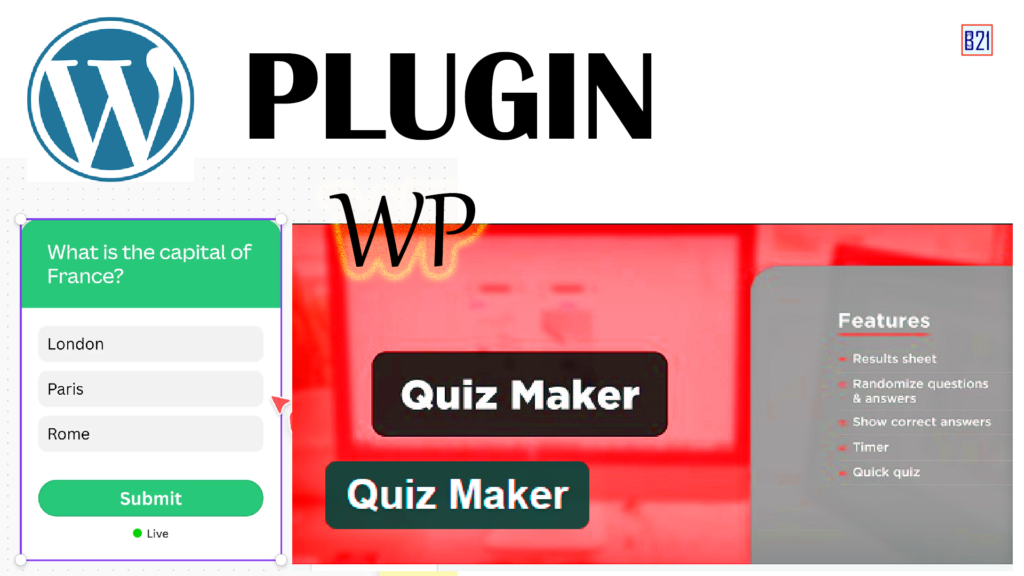 WP Quiz Maker (Premium) - My B21
