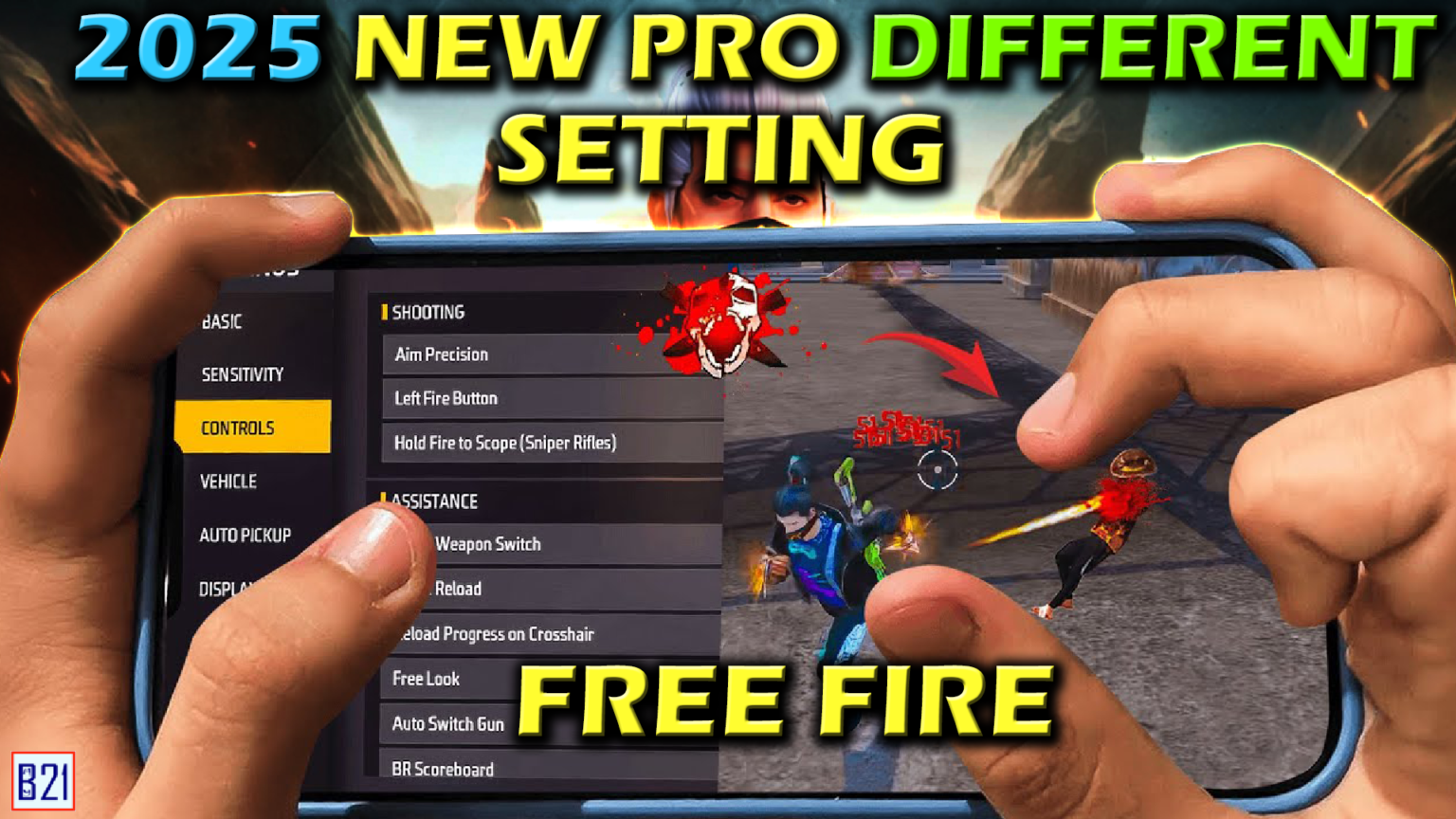 Best Keymapping For Free Fire PC Bluestacks 5 | FF Custom Hud ...